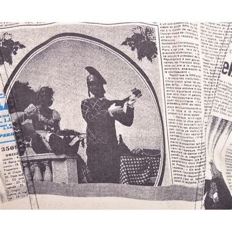 Iconic Archival 1990s Vintage Moschino Newspaper Print Gazette