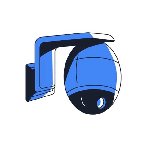 Cctv Street Camera For Video Surveillance Vector Image