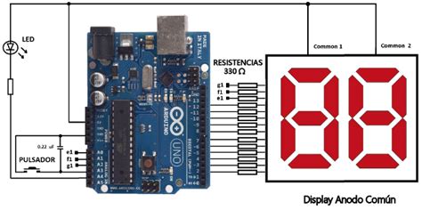 Contador Crescente E Decrescente De 2 Dígitos Com O Arduino Uno Mic048s Mic433