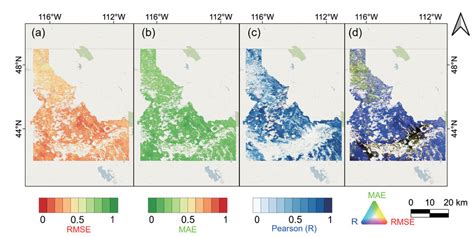 spatial variation of the goodness of fit indices for all months from