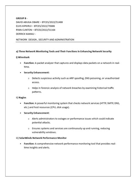 Network Design Security And Administration Pdf Computer Network
