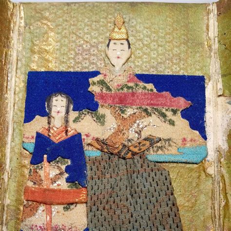 骨董 ひな人形 雛人形 立ち雛 立雛 アンティーク 縮緬細工 ちりめん細工 メルカリ