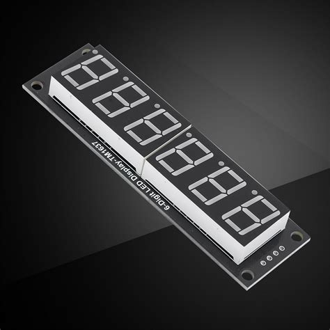 Módulo Led Digital De 056 Pulgadas Tm1637 De 6 Dígitos Y 7 Segmentos