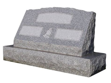 Slant Memorials Granite Slant Style Monuments Headstones