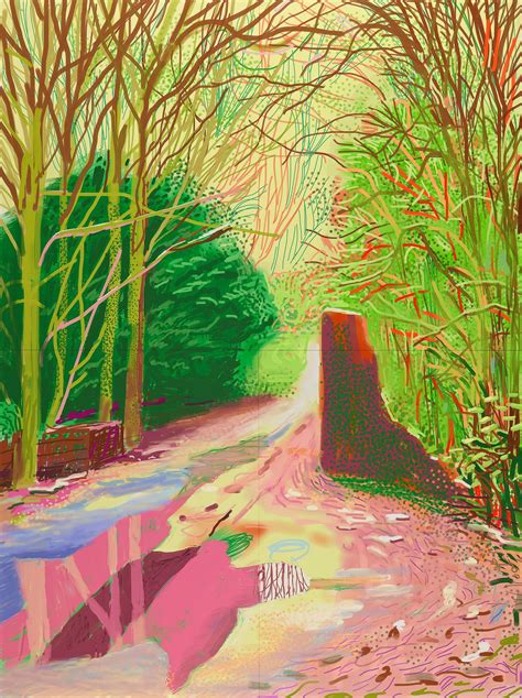 David Hockneys Evolution From Oil To Ipad Drawings David Hockney