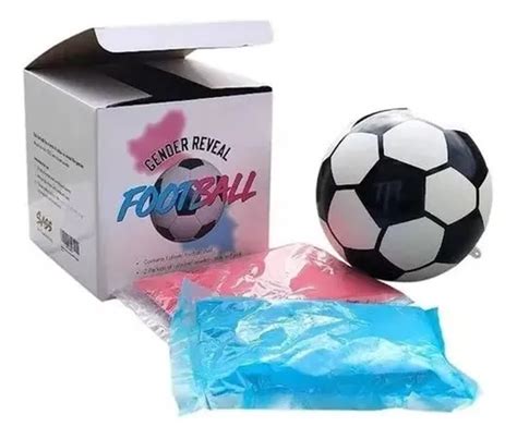 Balón De Revelación De Género Fútbol Azul Y Rosa Fiestas Sex Cuotas
