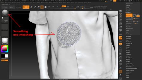 Smoothing Not Smoothing Zbrushcentral
