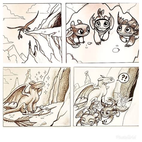 Dragonstory 2 Part 2 3 Httyd Httyd2 Httyd3 Comics Comic Story Toothless Tooth