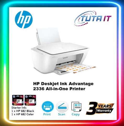 Ready Stock Hp Deskjet Ink Advantage 2336 All In One Printer Lazada