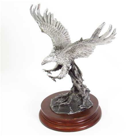 Chilmark 1988 Majesty Fine Pewter Usa Eagle Sculpture Figure 763500