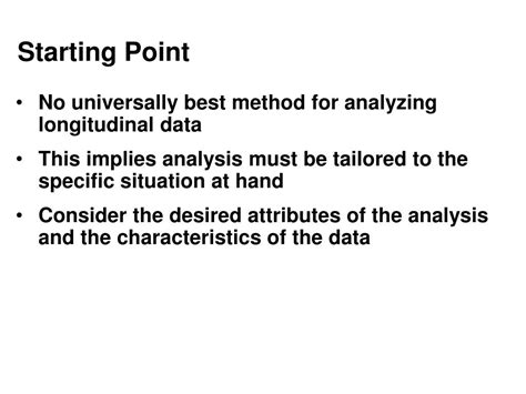 Ppt A N Analytic Road Map For Incomplete Longitudinal Clinical Trial