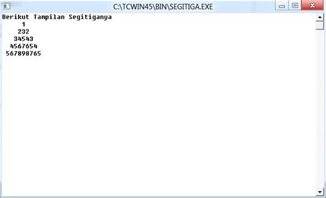 Segitiga Piramida Angka Dengan Bahasa C Info Knowledge