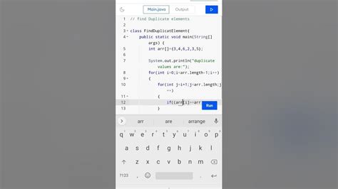 Find Duplicate Elements In An Array Java Program Codingguru