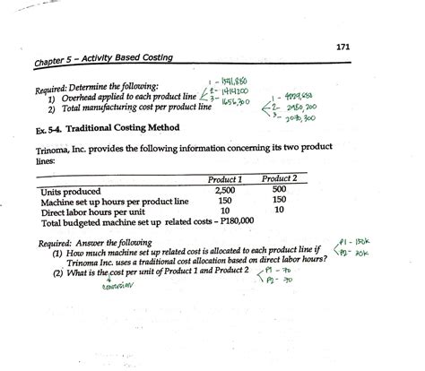 Solution Cost Chapter 5 Suggested Answers Studypool