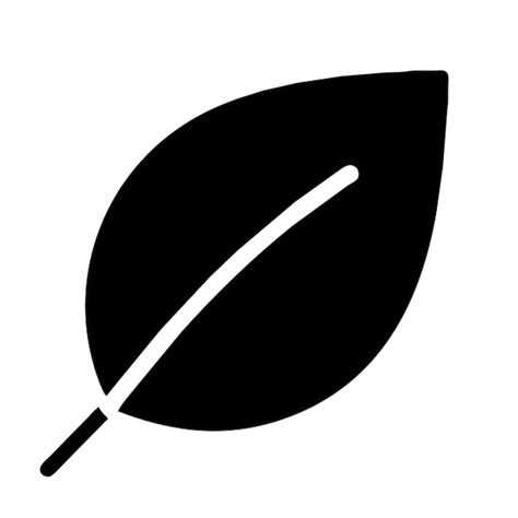 Leaf Icon Premium Ai Generated Vector