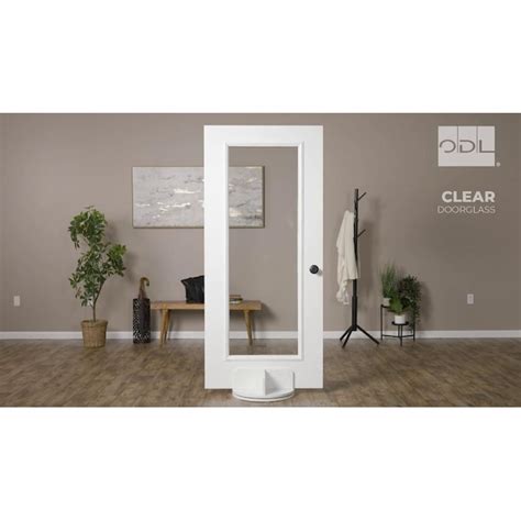 Odl Clear View 22 In X 64 In Dual Pane Insulated Composite Framed Front