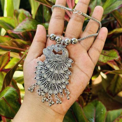 Weihonghunfeiboom Oxidize Silver Color 20 Inch Short Chain With Full
