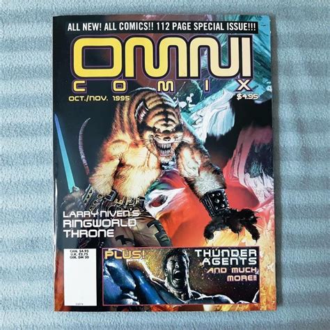 Omni Comix Magazine 3 Omni Htf Boris Vallejo Walt Simonson Mark Texeira Dave Gibbons Tim