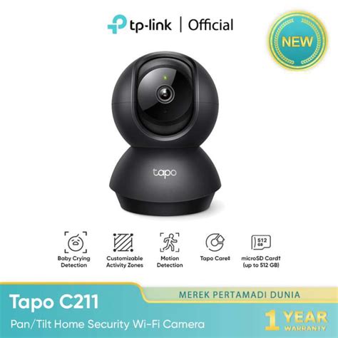 Jual Tp Link Tapo C211 2k 3mp Cctv Pan Tilt Home Security Wi Fi Camera