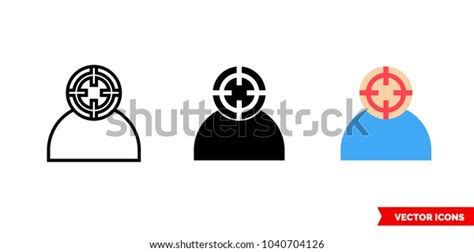 Kill Icon 3 Types Color Black Stock Vector Royalty Free 1040704126