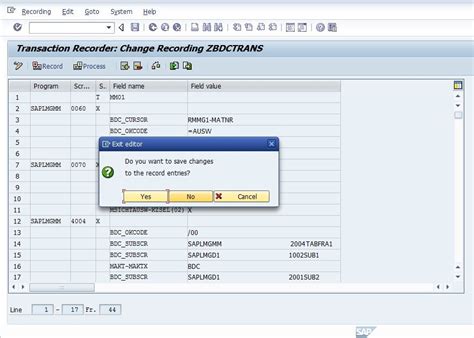 Bdc Using Call Transaction Method ~ Sap Tutor