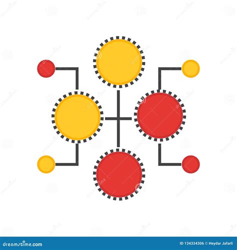 Decentralized Icon Vector Sign And Symbol Isolated On White Background Decentralized Logo