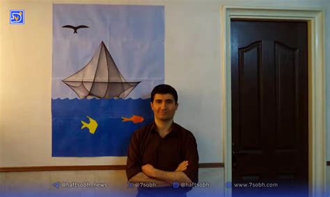 آقای نابغه از قم به لندن درباره شهرت جهانی‌داوینچی ایرانی‌ که با استفاده از ریاضی، نقاشی می