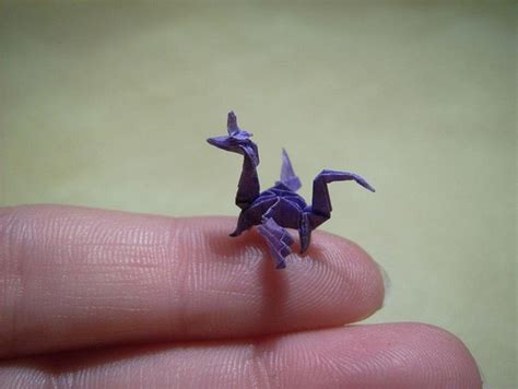 Anja Markiewicz Miniatúrne Origami Dielka Na Konček Prsta