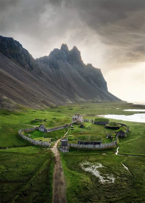 Abandoned Viking Village In Iceland It Was For A Movie Set R Pics
