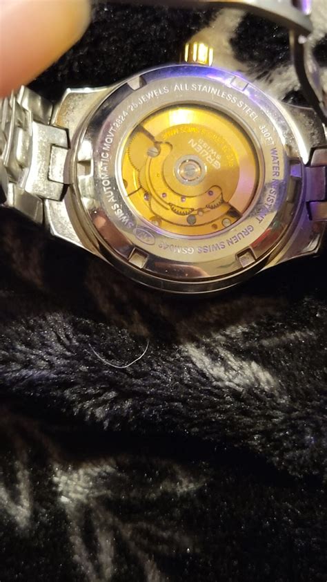 Mens Gruen Authentic Eta 2824 2 Swiss Movement Automatic 25j Jewels