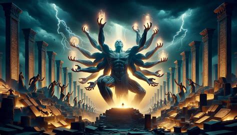 Hecatoncheires Hundred Handed Giants Mythology Vault