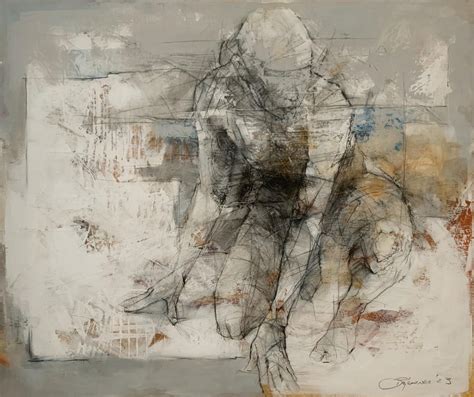 Michał Bajsarowicz Desnuda Pintura Acrílica Figurativa Abstracción
