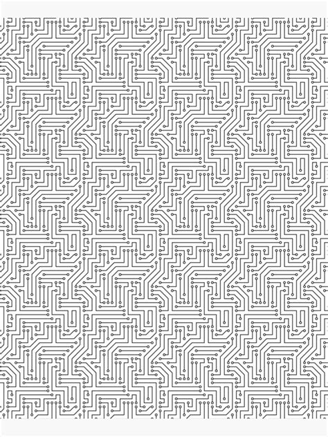 Circuitry Circuits Electronic Digital Binary Ones Sticker For Sale By Kimdaidesign Redbubble