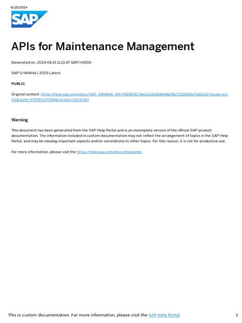 Api Maintenance Pdf Information Technology Software