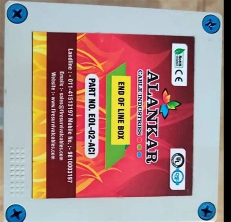 End Of Line Eol Box At Rs 30001 Piece Badli New Delhi Id