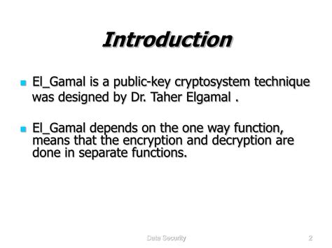 Ppt Elgamal Cryptography Powerpoint Presentation Free Download Id5481150