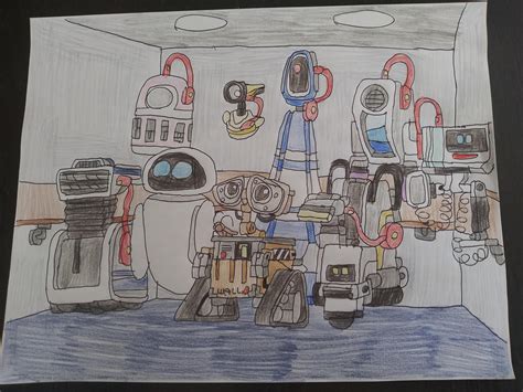 Robot On An Elevator By Looneytunesfanlhl On Deviantart