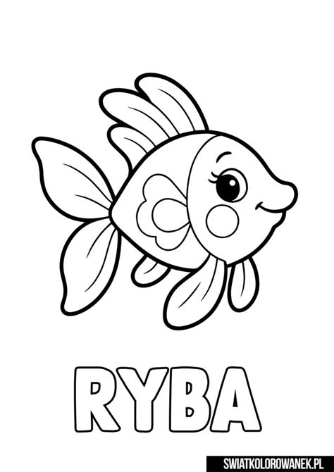 Kolorowanka Ryba Darmowe Kolorowanki Do Druku