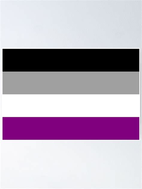 Ace Asexual Pride Flag Queer Lgbt Poster For Sale By Vincentsplace Redbubble