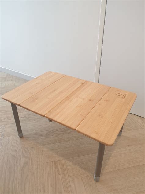 Atepa Small Camping Folding Bamboo Tablr Sports Equipment Hiking