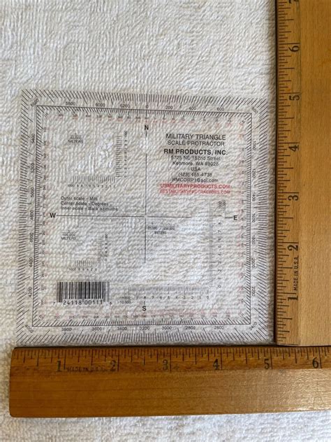 Military Map Protractor Map Reading Land Navigation Orienteering