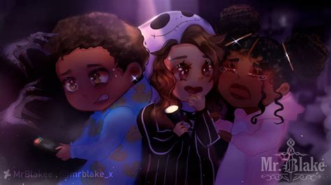 Phasmophobia Anime Chibi Commission For Torii By Mrblakee On Deviantart