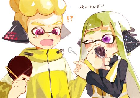 Safebooru 1boy 1girl Agent 3 Splatoon Agent 4 Splatoon Blonde