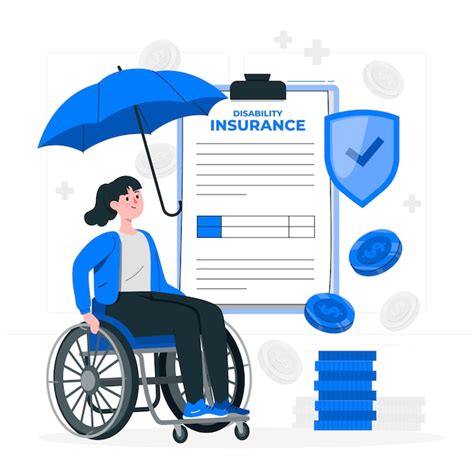 Free Vector Disability Insurance Concept Illustration