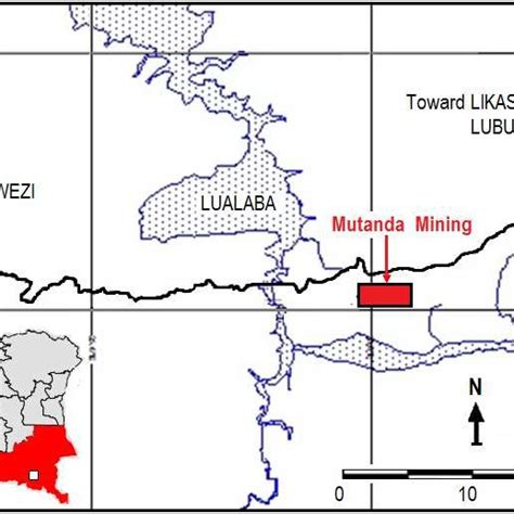 Location Of The Mutanda Mining Hydrometallurgical Plant Download Scientific Diagram
