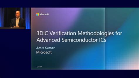 User2user 2024 Advanced Physical Verification Flows For 3d Ics