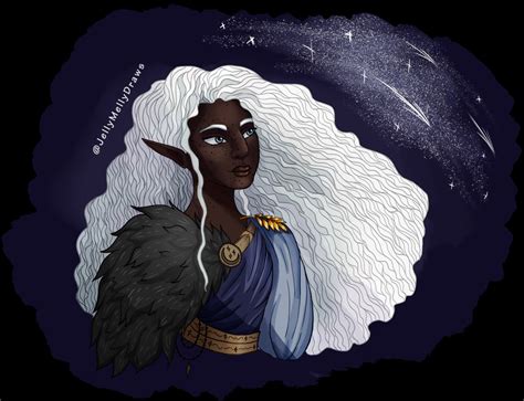 [oc][art] Nyx Aurae Nymph Prophecy Cleric R Dnd