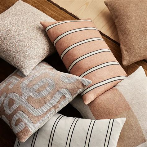 Vinnie Cushion Cover 40 X 60cm Terracotta Green With Envy Nz