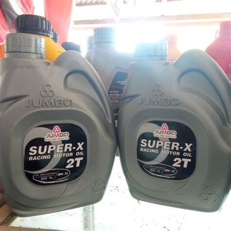 Jual Oli Jumbo Super X Racing Motor Oil Oli 2t 800ml Dijamin Original Shopee Indonesia