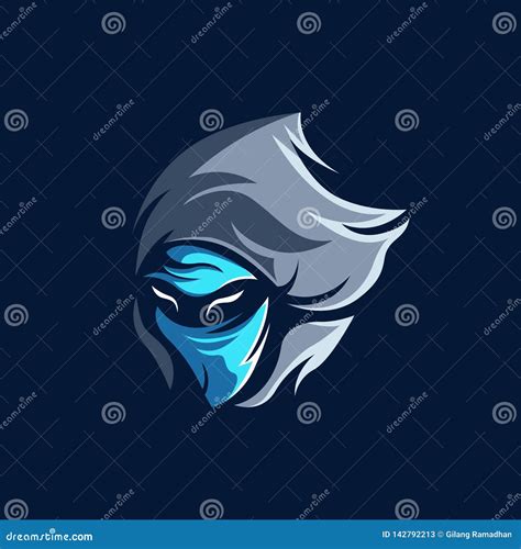 Shadow Assassin Esport Mascot Logo Template Stock Illustration